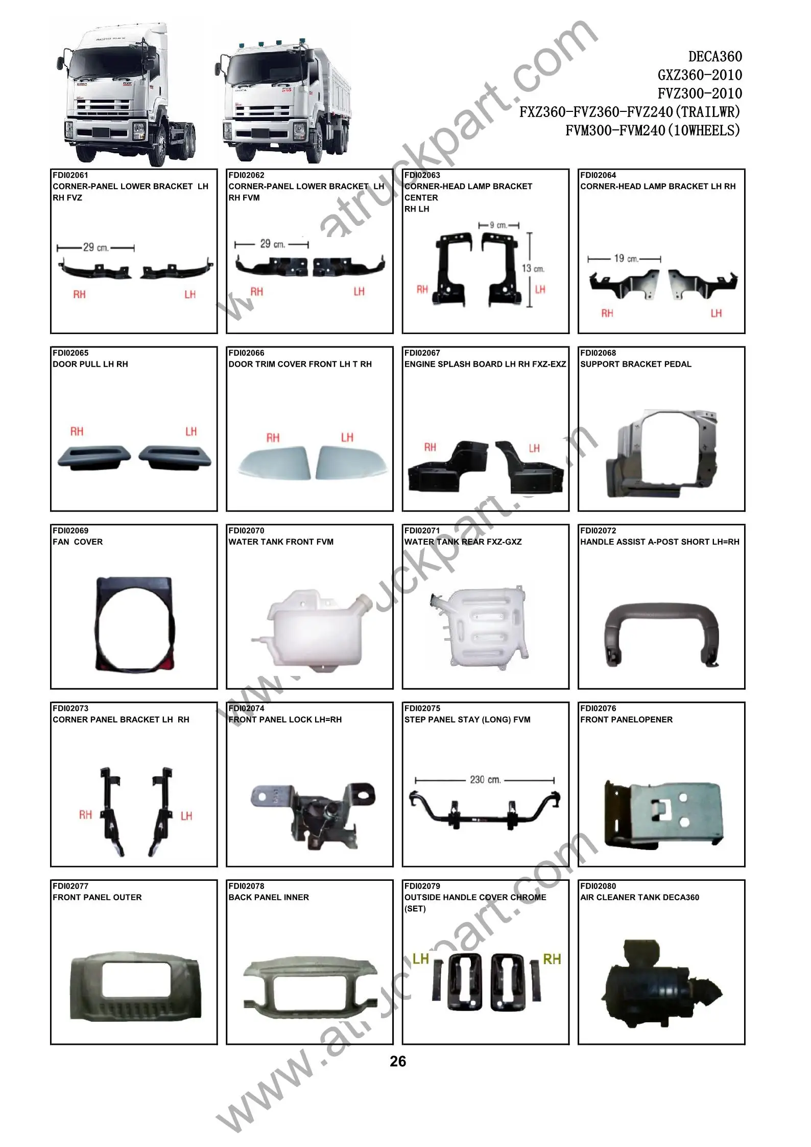 Door Hinge for ISUZU DECA360 GXZ360 FVZ300 FXZ360 FVZ360 Truck Spare ...