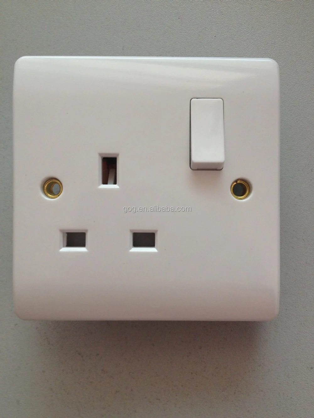 Gog Uk Type 10a 1 Gang 2 Way Electrical Wall Switch - Buy Electrical ...