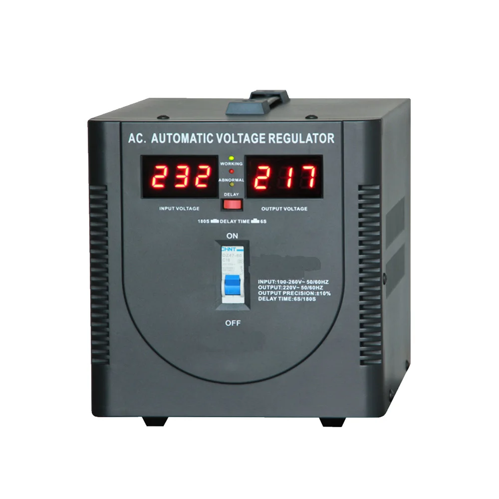 Relay Type Small Size Avr Stabilizer 3kva Single Phase Voltage ...