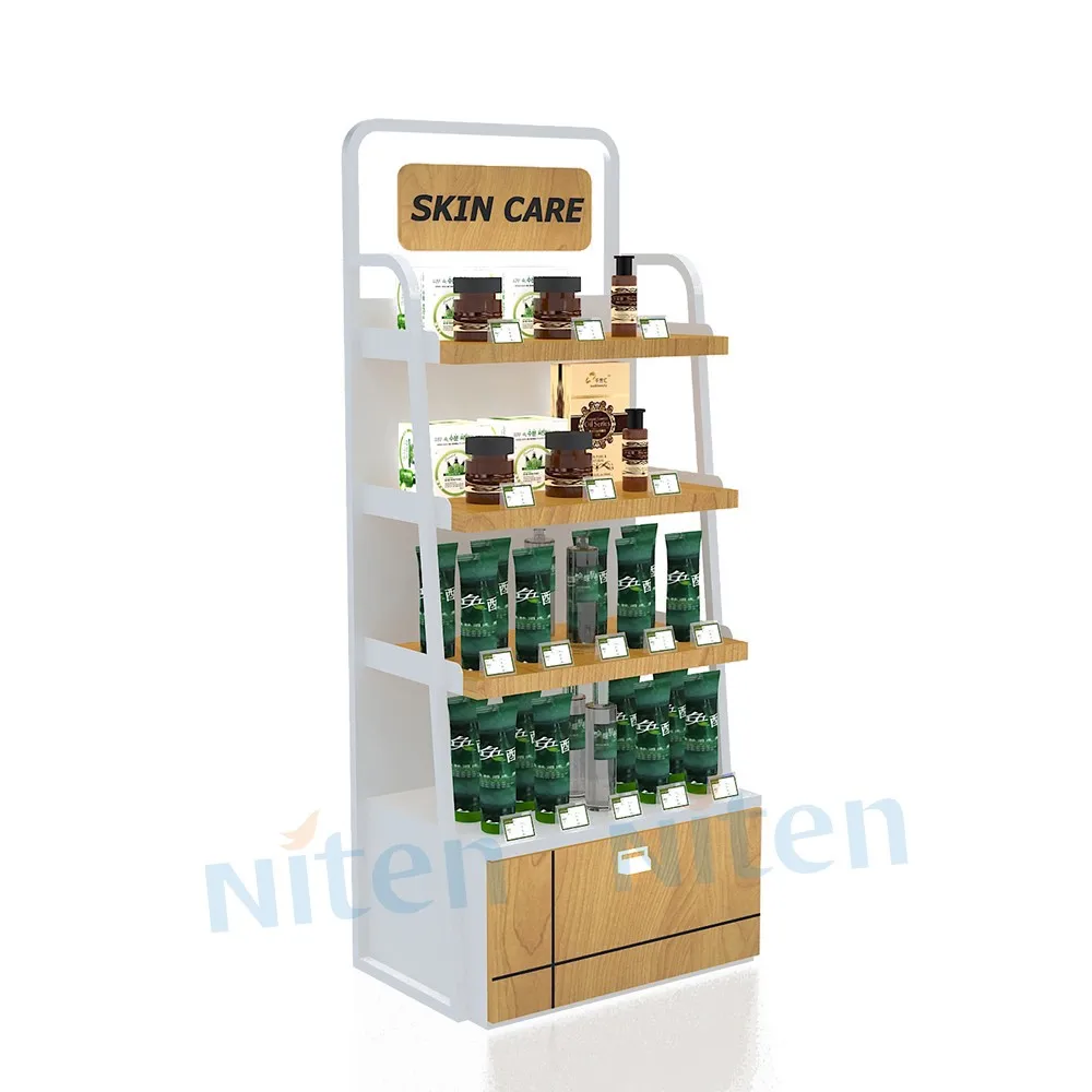 Cosmetics Shop Body Care Skin Care Products Display Stand - Buy Body ...