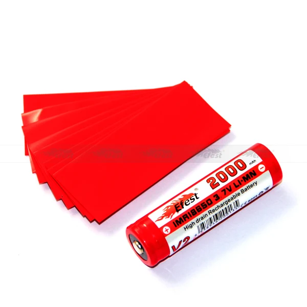 Battery Sleeves Wrap 18650 Custom Efest 18650 Battery Wrap - Buy ...