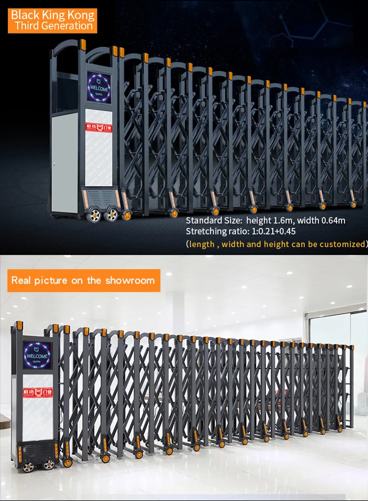 High Quality Security Retractable Driveway Folding Gate - Buy ...