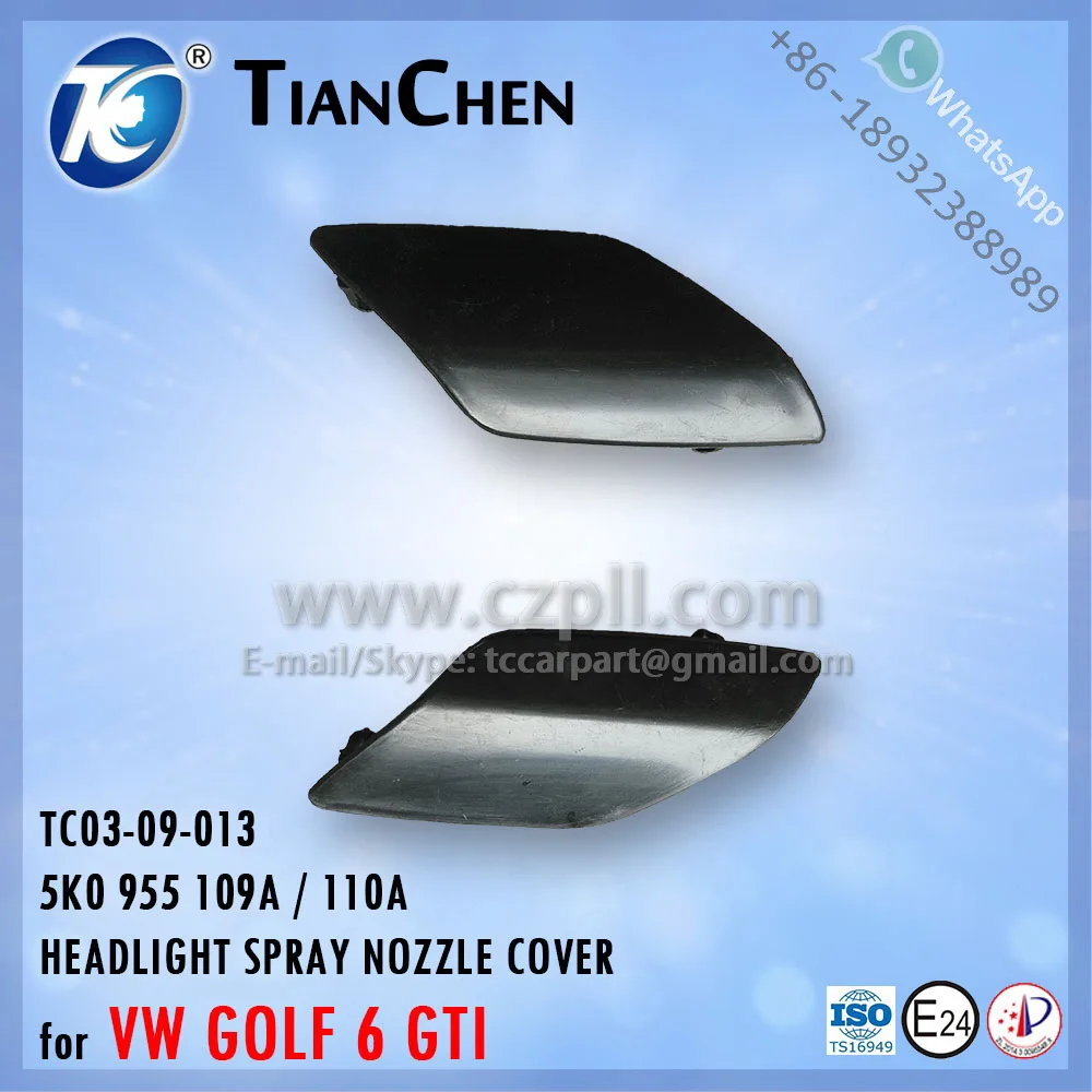 Headlight Spray Nozzle Cover For Golf 6 Gti 5k0 955 109 A / 110 A ...