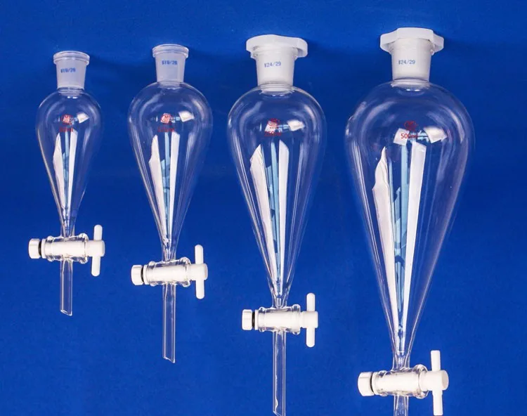 Liquid Liquid Extraction With Glass Separatory Funnels - Buy Separatory ...
