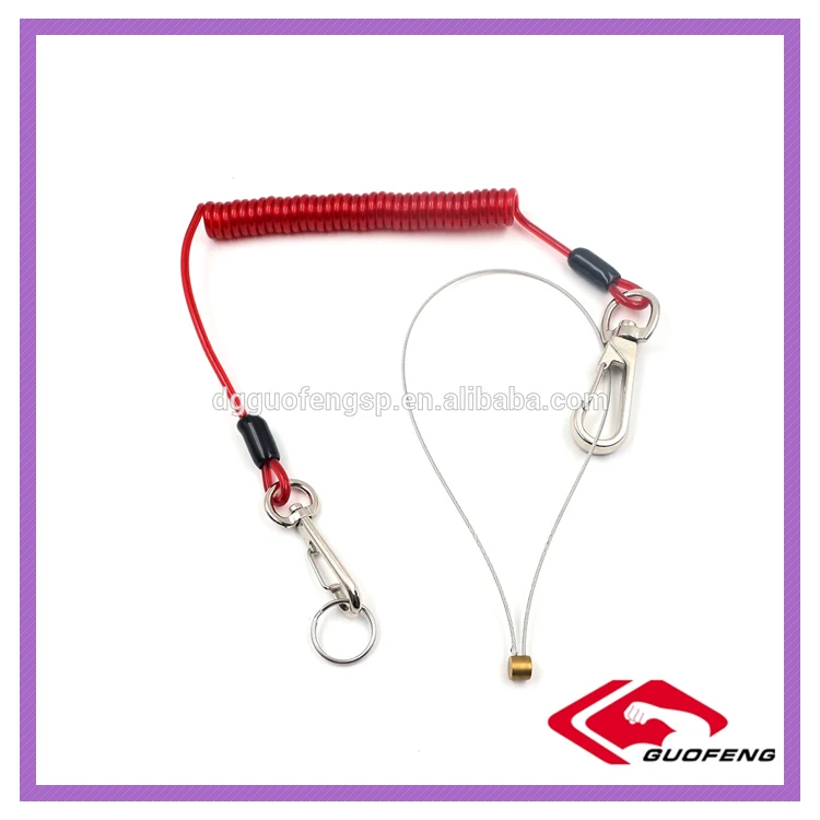 Wholesale Types Of Flexible Tool Safety Tether Coil Spring Fishing Rod ...