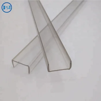 Clear U Shaped Plastic Pvc Channel - Buy Pvc Channel,U Shaped Channel ...