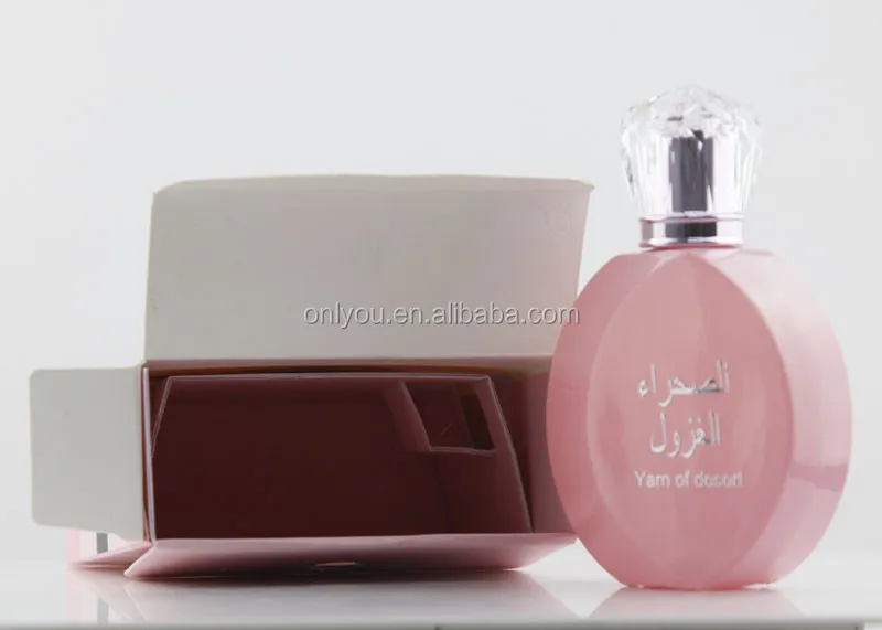 Pink Floral Arabic Parfum/female Perfume With Clear Acrylic Cap - Buy ...