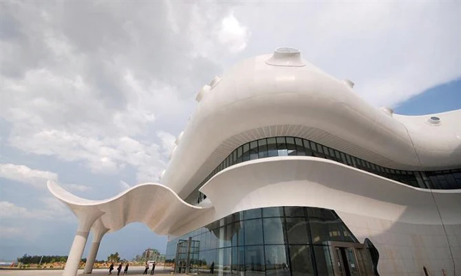 Gfrc New Building Materials Grc Decoration Members For Large Sports ...