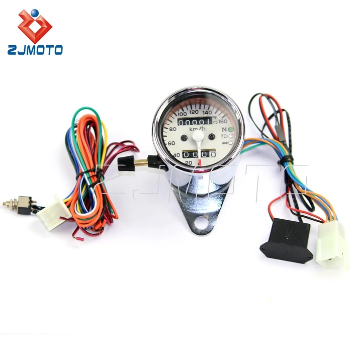 Universal Motorcycle Speedometer Motorcycle Meter Instrument Panel For ...