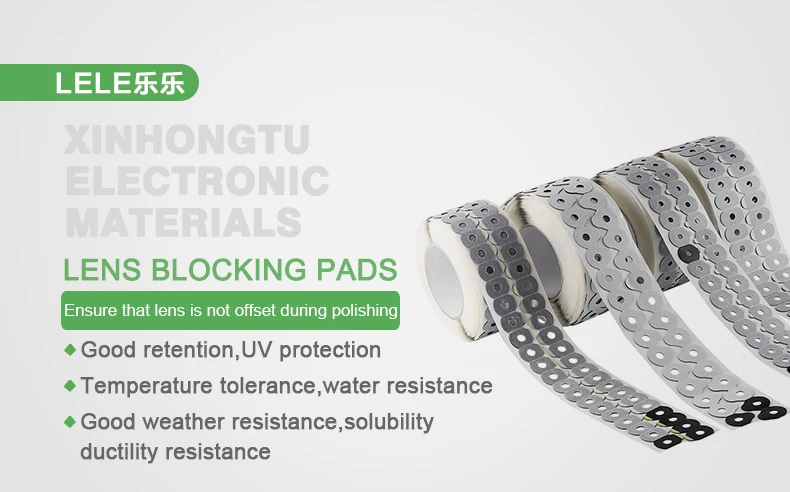 Anti-slip Adhesive Lens Blocking /Edging Suction Cup Pads Stickers ...