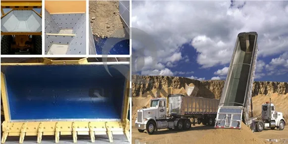 HDPE Plastic Tipper Inner Liner Hopper Grain Trailer Liner - Non-Toxic ...