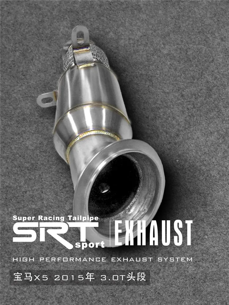 Exhaust System Pipe for BMW X5 E70 F15 Muffler with Valve Control