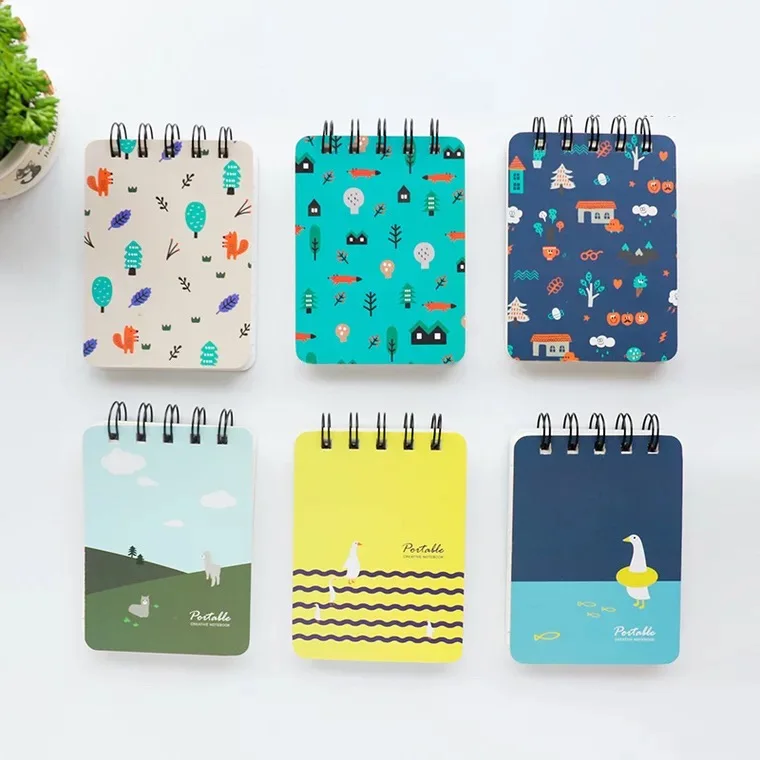 Stationery Supplier Cute Korean Mini Spiral Notebook| Alibaba.com