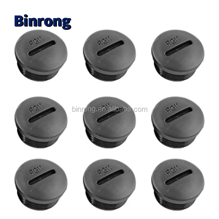 Pg11 Black Nylon Round Blanking Blind End Locking Plug - Buy Explosion ...