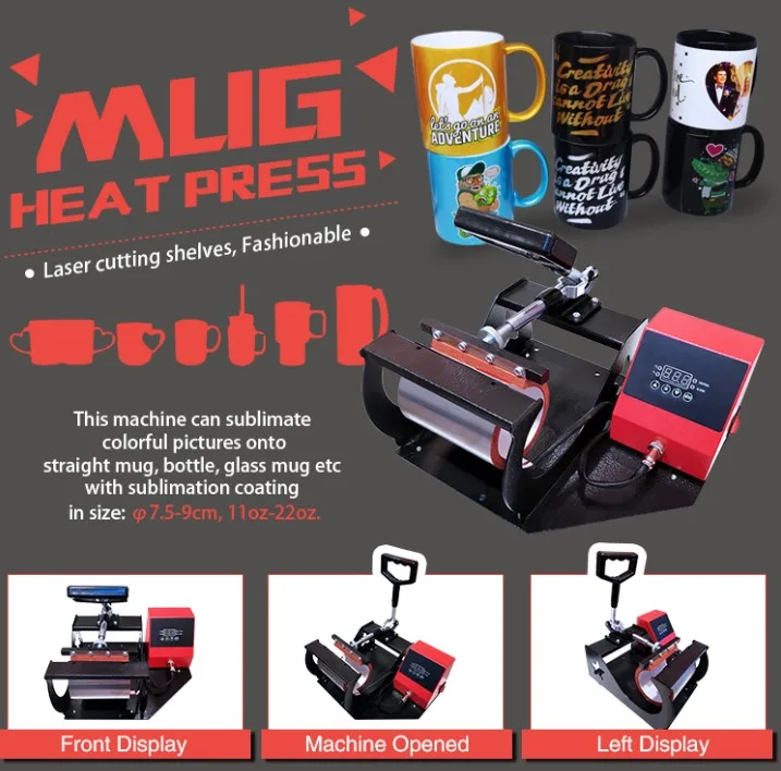 Newly Horizontal Mug Heat Press Machine - Xingyan Digital Cup Press