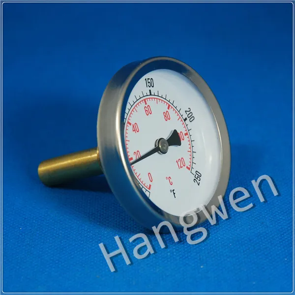 Economy Bimetal Pipe Hot Water Thermometer - Buy Pipe Thermometer,Hot ...