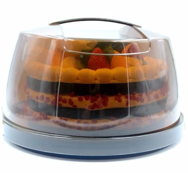 Hot Sale Portable Cake Caddy Storage Container Server With Handle - Buy ...