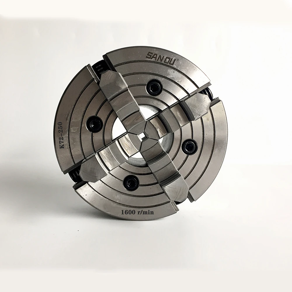 Lathe Chuck 250mm SANOU Brand 4 Jaw Independent Chuck K72-250