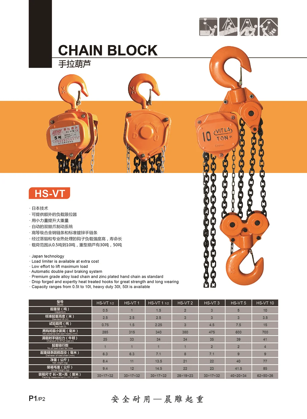 2 Ton Chain Block - Reliable Lifting Solutions for Construction