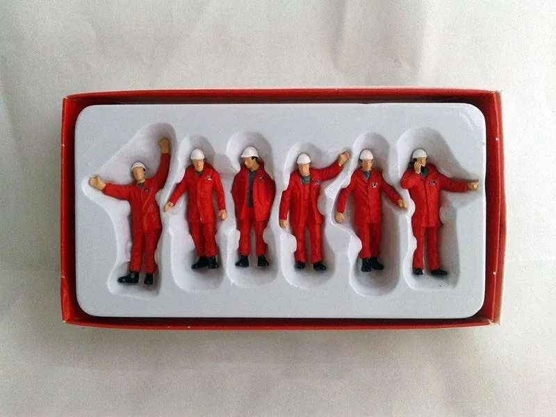 1/ 50 Scale Construction Worker Plastic Miniature Human Figure For ...