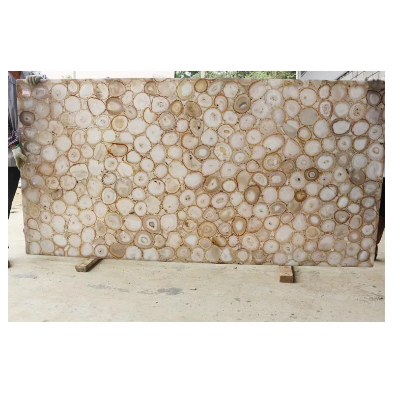 Nature Gemstone Agate Wall And Floor Decor Slabs Grey Agate Wall Panel ...