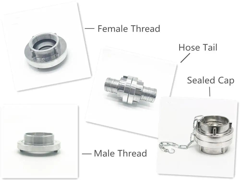 Hot Sale Aluminium Storz Coupling With Male Thread Fire Fighting ...