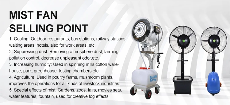 High Quality Portable Electric Industrial 26" Centrifugal Mist Fan ...