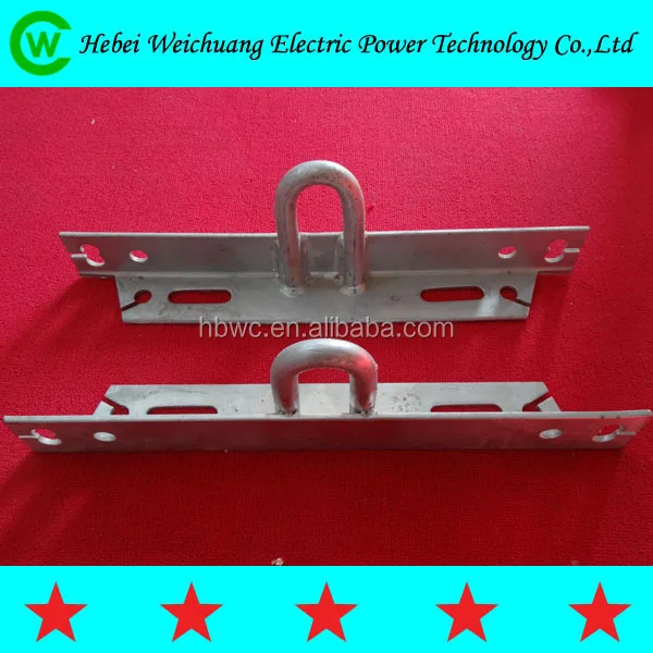 Tension / Straight Galvanized Steel Cross Arm,Alley Arm Crossarm Brace ...