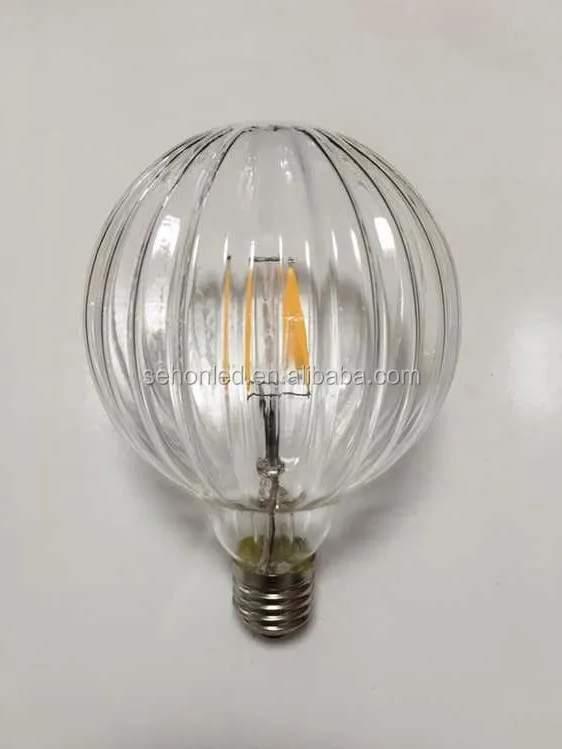 Solar Lamp G80 E27 Filament Led Pumpkin Light Bulbs 4w 6w 8w - Buy ...