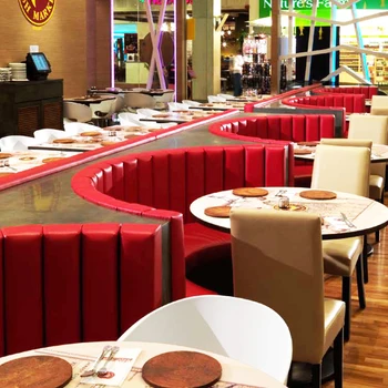 Red Cloth Velvet Design Night Club Bar Booth Seating (foh-cbck58) - Buy ...