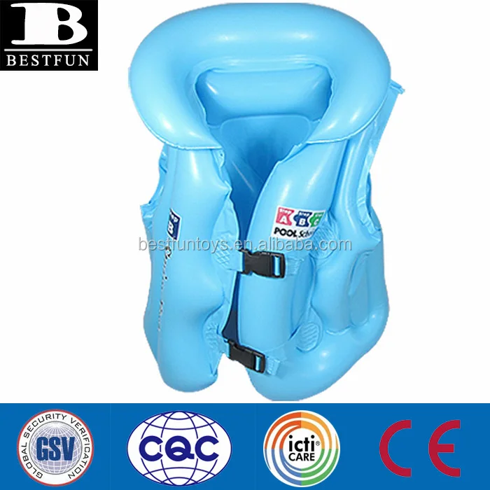Heavy Duty Vinyl Inflatable Swimming Vests For Children Durable Pvc ...
