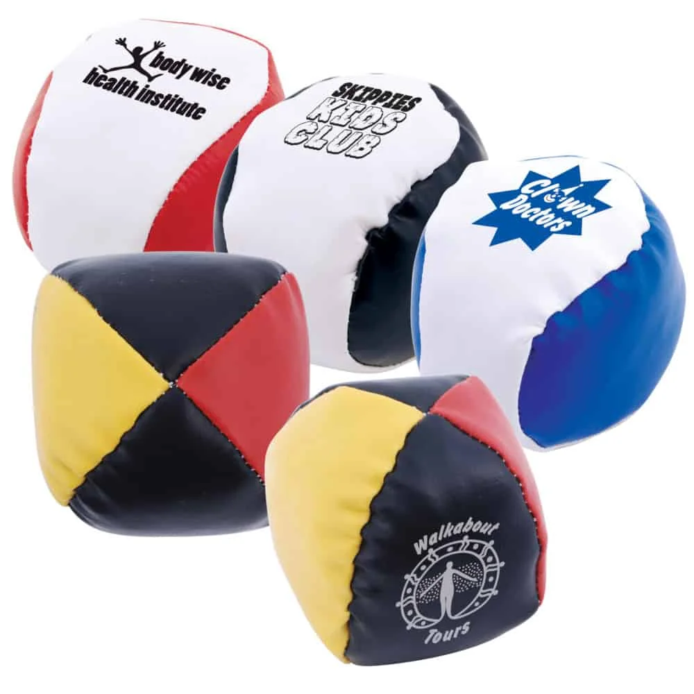 Custom 9 Panel Hacky Sack with Logo Printing - 6.5cm Size