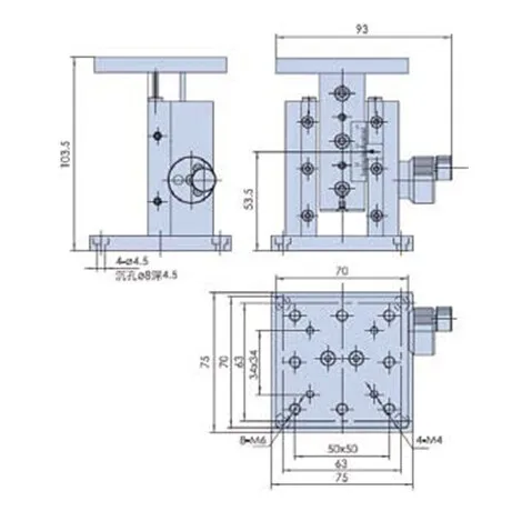 Pt-sd403 Manual Lab Jacks,Mini Lab Jacks - Buy Mini Lab Jacks,Lab Jack ...
