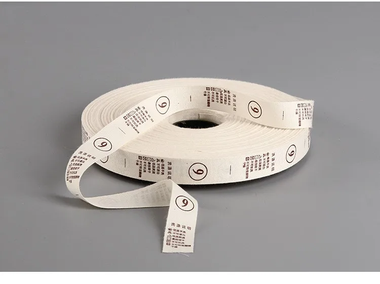 Custom Woven Size Labels for Clothing & Underwear