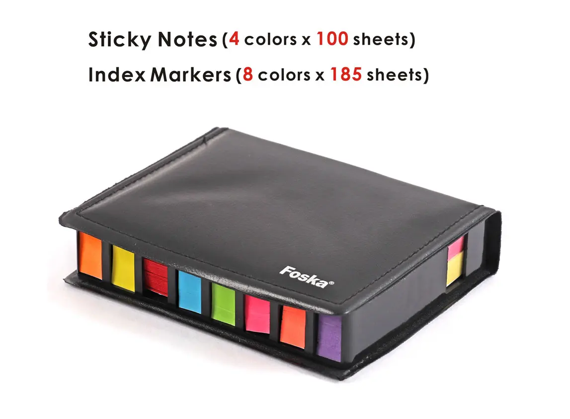 Foska Hot Sale Custom Sticky Memo Pad Notes Set