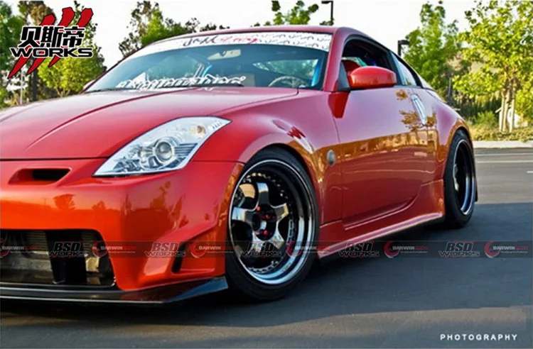 Darwinpro ING Style Body Kit for 03-08 350Z - Black Fiber Glass