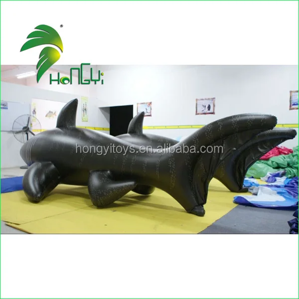 Inflatable Big Shark /inflatable Fish For Summer Playing - Buy ...