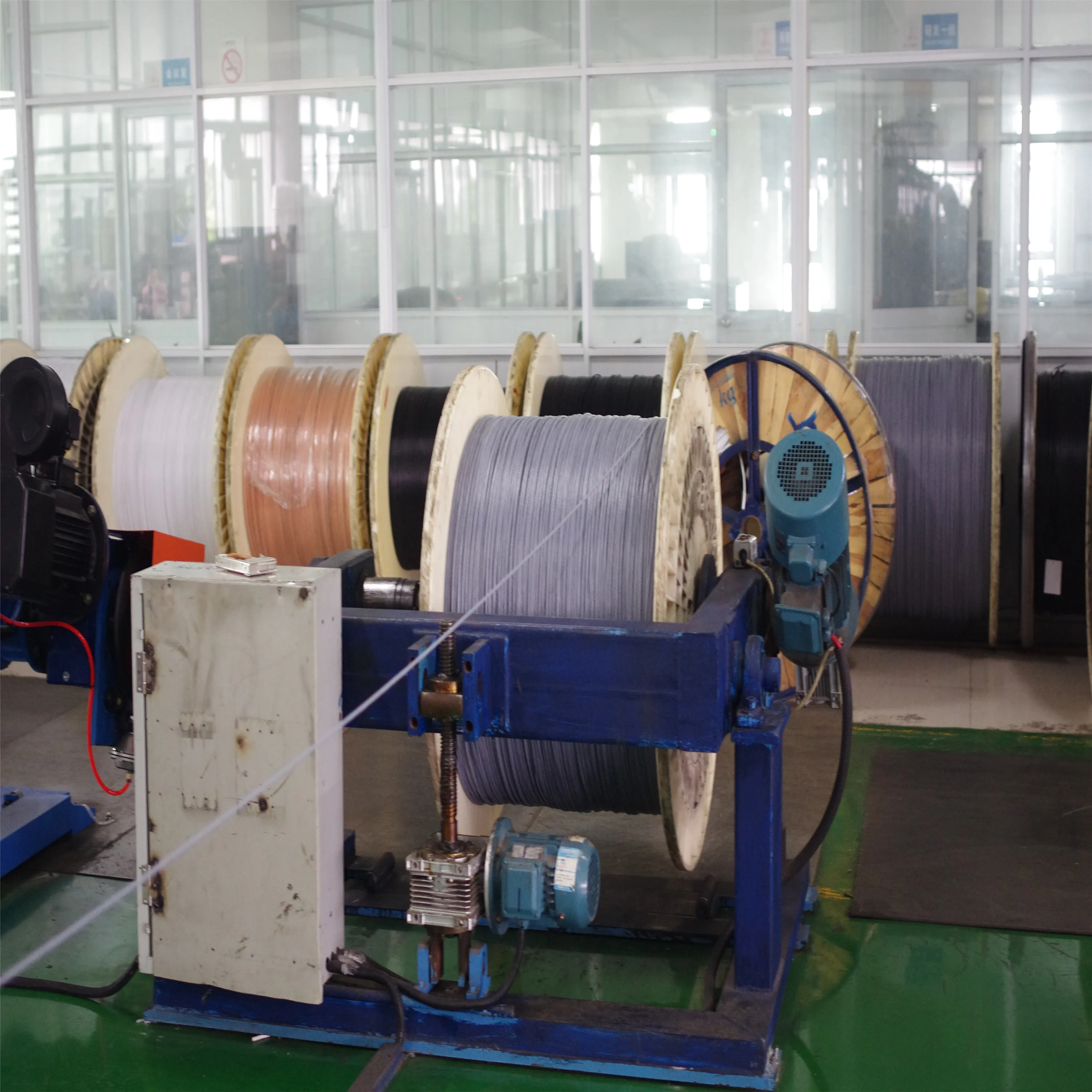 Shanghai SWAN Electric Wire Cable Rewinding Machine Pay off Wire ...