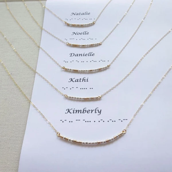 Gold Fill Personalized Jewelry Bridesmaid Gift Kids Name,Mother ...