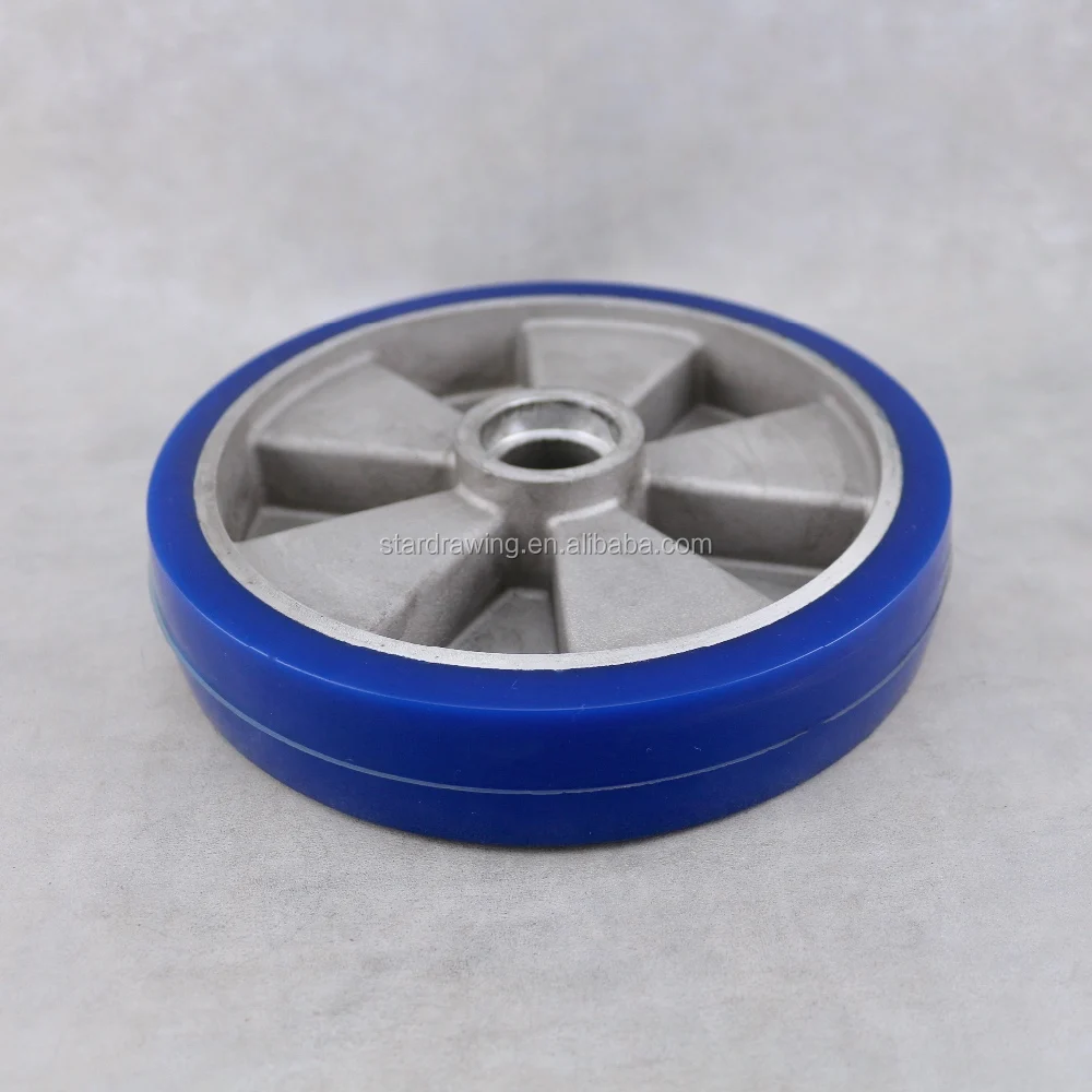 Ss 6 Inch Heavy Duty Aluminum Caster Wheel Less Rolling Resistance ...