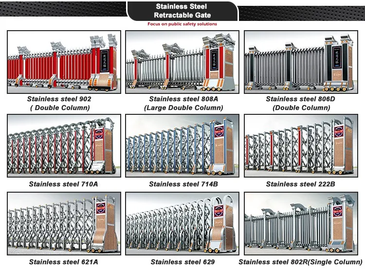 Stainless Steel Square Tube Pipe Gate Grill Design - Buy Stainless ...
