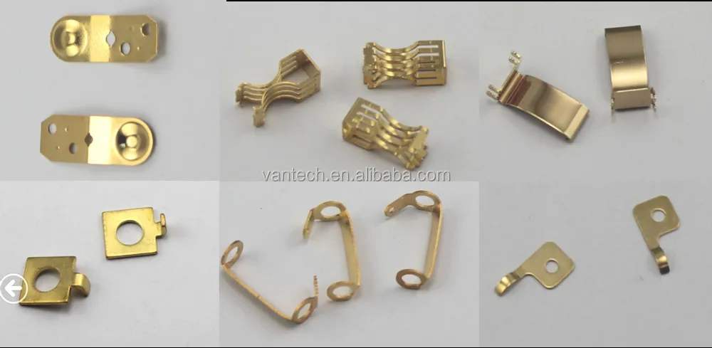 Custom Gold Plated Beryllium Copper Contact Spring - Buy Beryllium ...