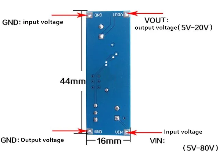 Taidacent 5V to 80V Wide Voltage Input Boost Converter XL7015