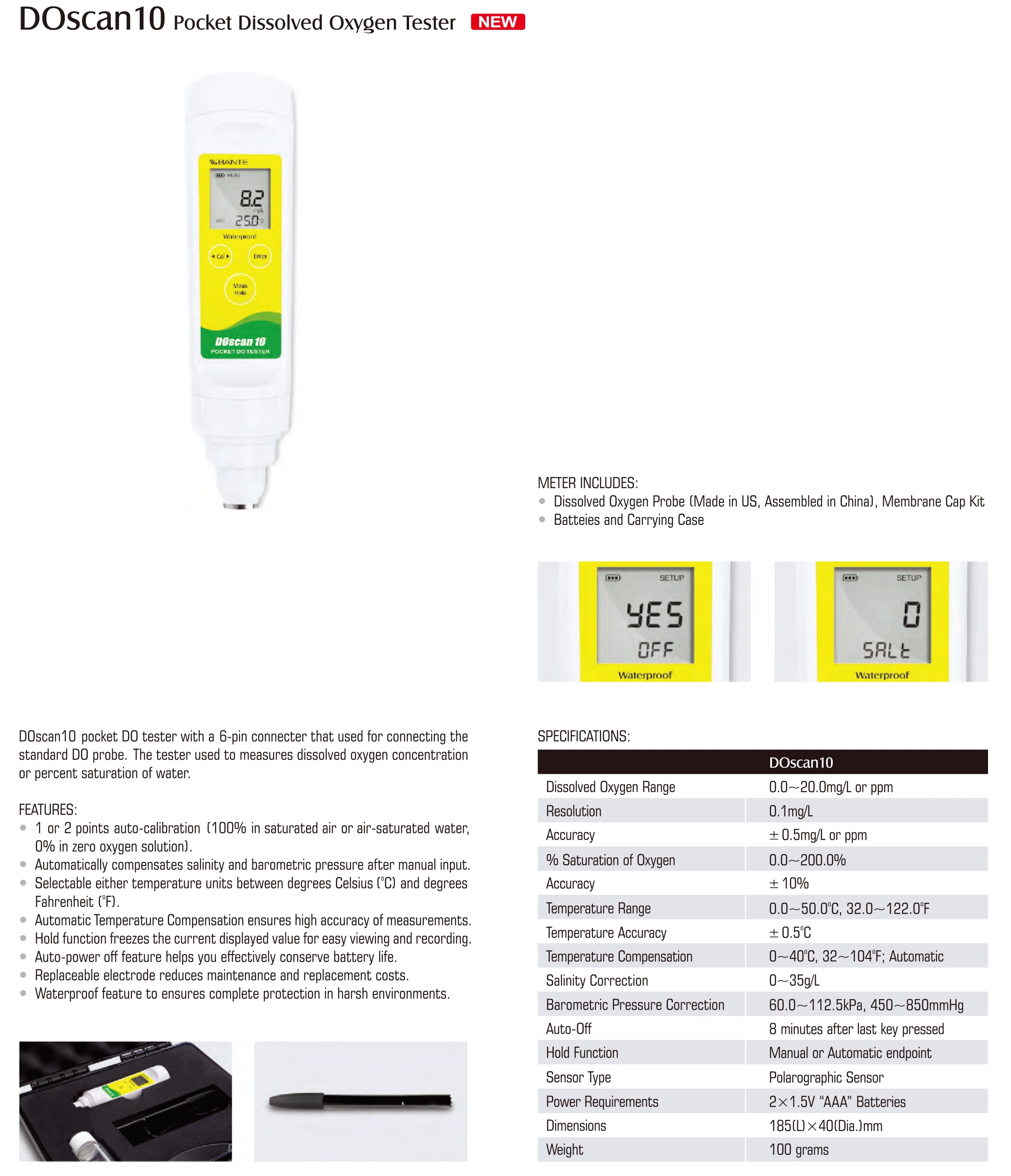 Factory Direct Hanna Instruments Pocket Handy Ph Pen Meter For ...