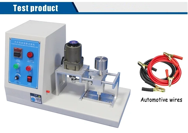 Automobile Wires Abrasion Resistance Tester by Glomro