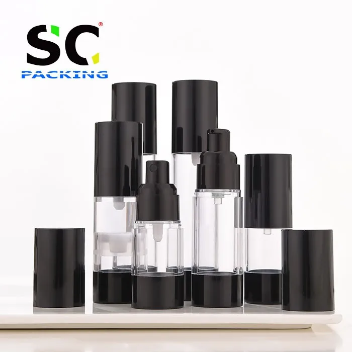 Double Wall Dual Chamber Cosmetic Pump Bottle - 15ml, 30ml, 50ml