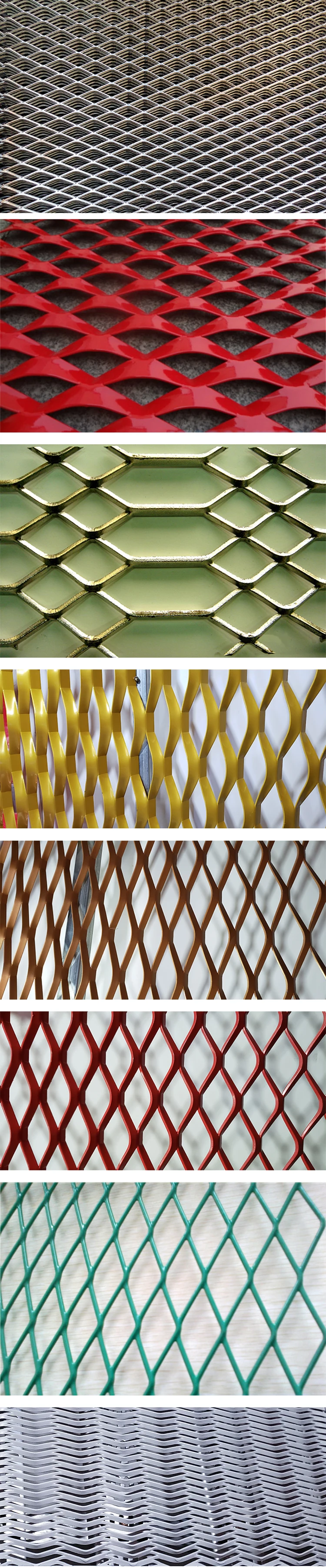 Decorative Aluminum Diamond Expanded Metal Mesh