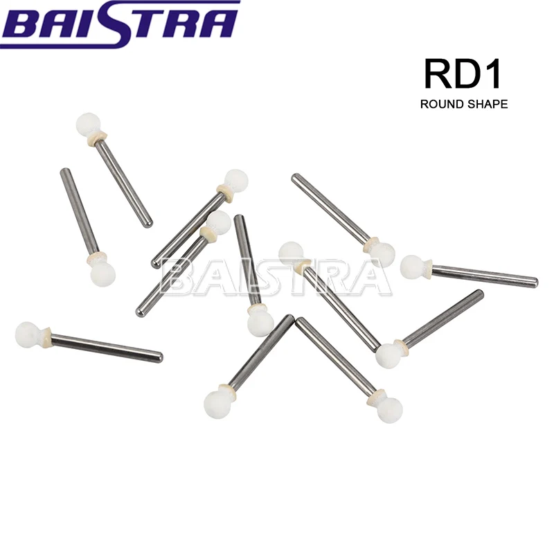 Best Price Dental Fg Polishing Burs Round White Stone Polishing Burs 12 ...