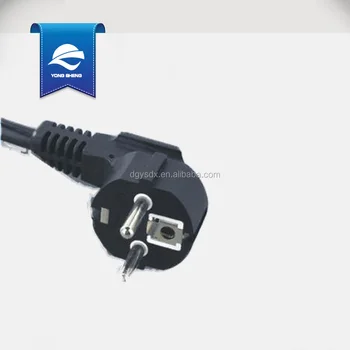 Iec 60884-1 Vde 3 Pins Power Cord H03vv-f 3.075mm Cable - Buy Vde 3 ...