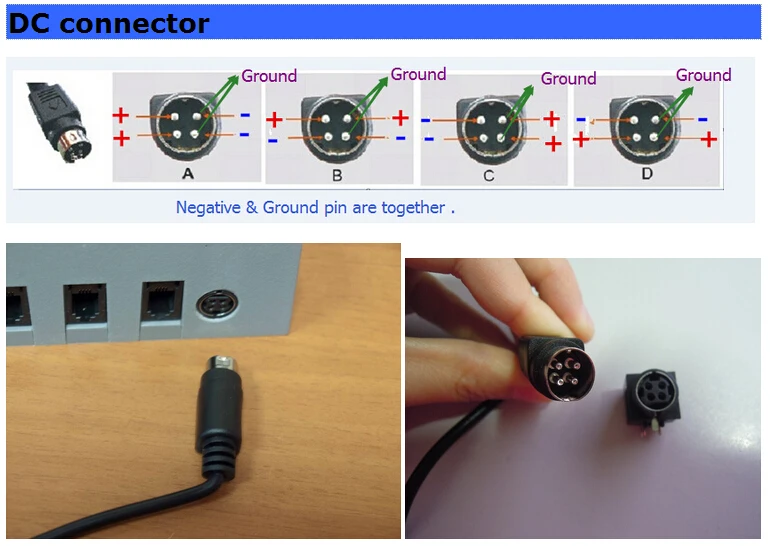 100v -240v Input 12v 6a Ac Dc Power Adapter 4 Pin Connector - Buy 12v ...